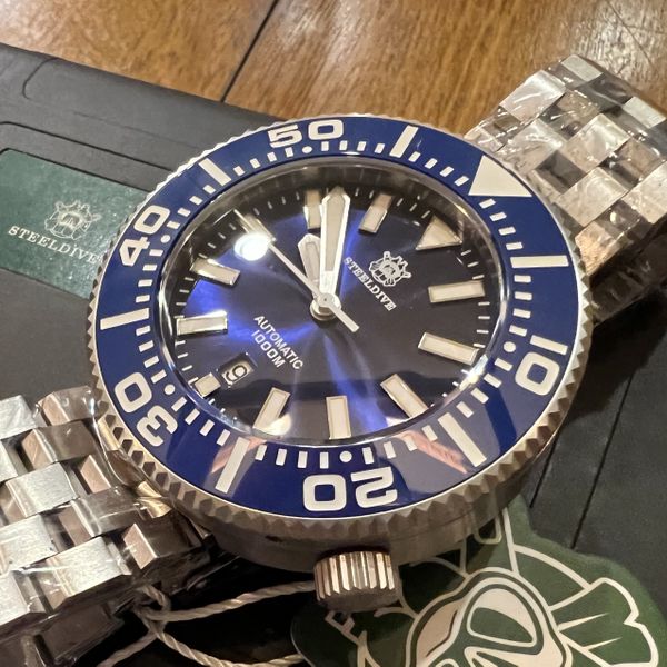 [$165.USD] STEELDIVE SD1976P “PUCK” 1000m w/MONOBLOCK Case $175 ...