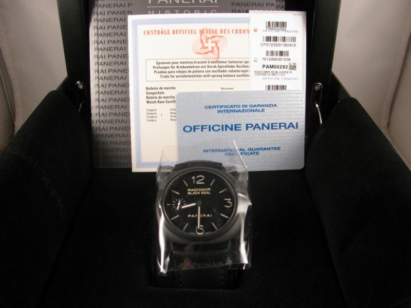 SOLD: BNIB Panerai PAM 292 K Series | WatchCharts