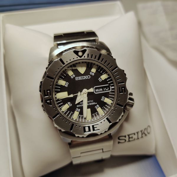 Seiko Monster Gen 1 Black w/ Original Box and Receipt! | WatchCharts