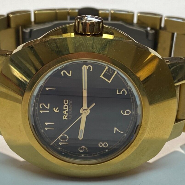 (MA6) RADO Diastar Black Dial Golden Automatic Stainless Steel Watch 658.0951.3 | WatchCharts ...