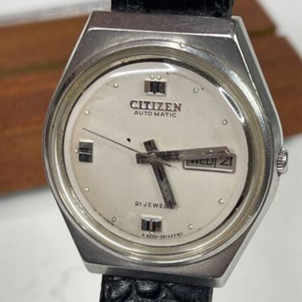 Vintage Citizen 36mm 71-1951 4-280 351 Automatic Men’s Wrist Watch ...