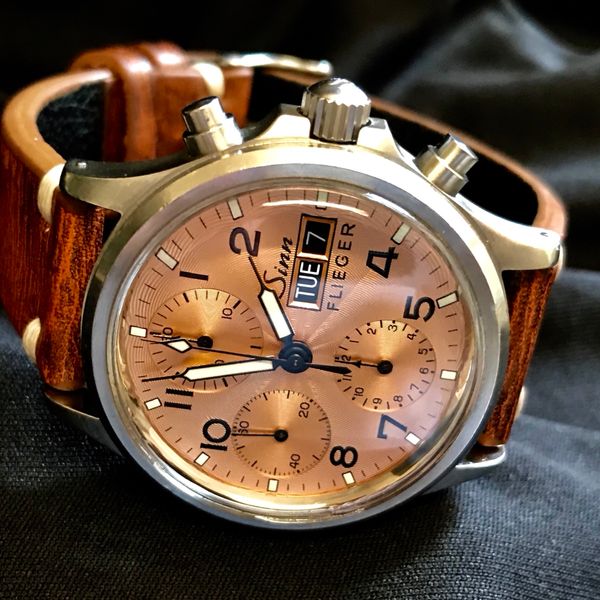Sinn 356 Copper Dial Chronograph. $950.00 | WatchCharts Marketplace