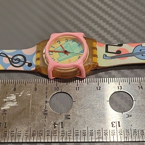 Swatch Watch Ladies PICCOLO LK132 Vintage 1992 NEW BATTERY / WORKS ...