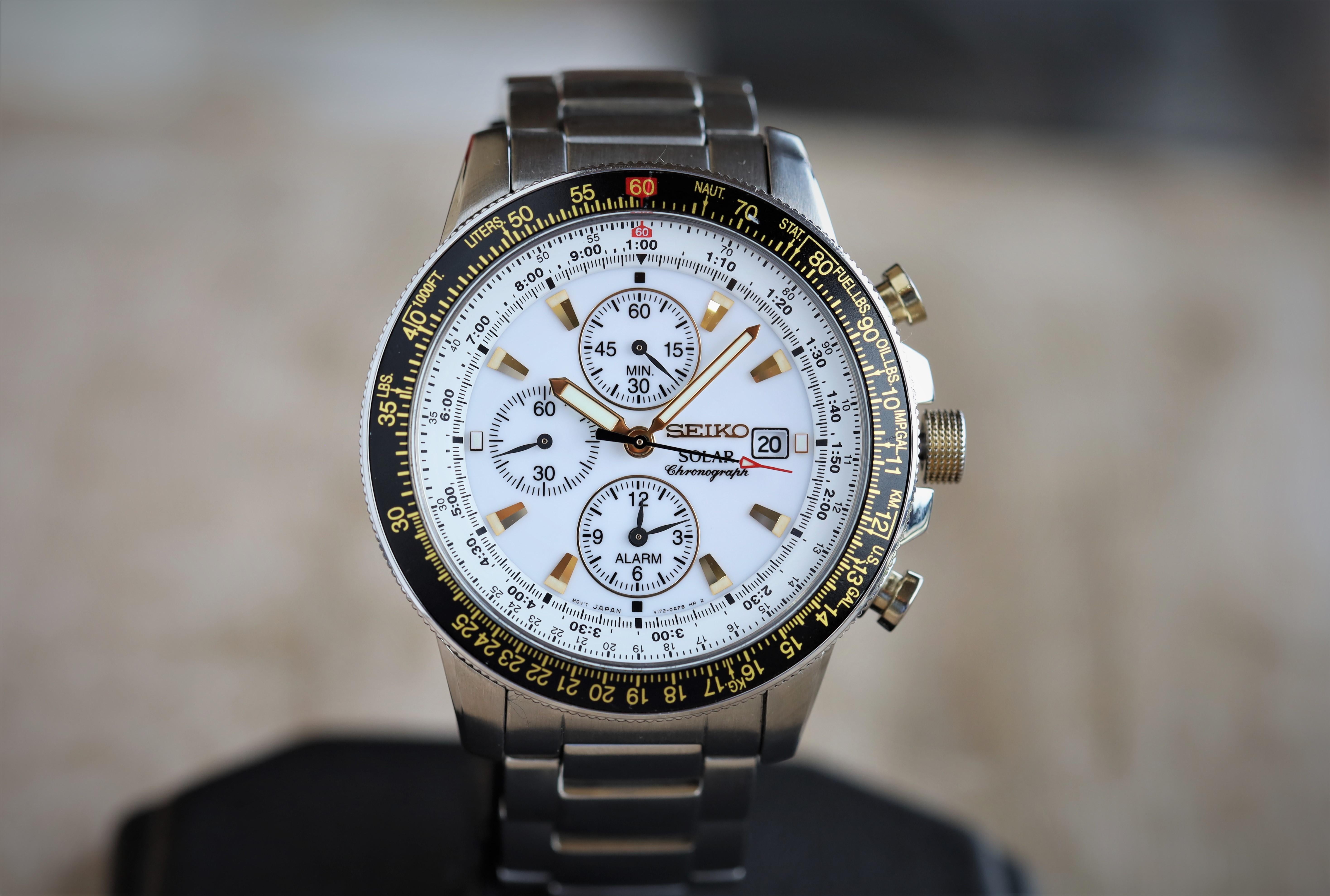 [WTS] Seiko "Polar Flighty" SSC011- Chronograph, Harlex, Bi-directional ...