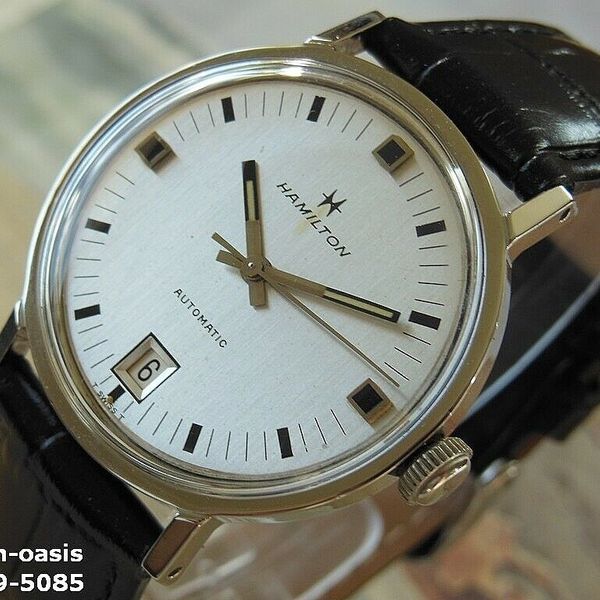 1960's Vintage HAMILTON AUTOMATIC, Stunning Silver Dial, Serviced ...