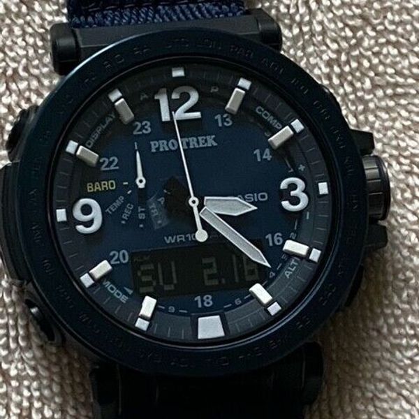 Casio PRG600YB-2 Pro Trek Navy Blue Analog-Digital Series | WatchCharts Marketplace