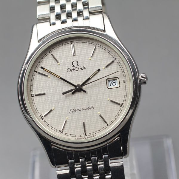 High Demand [Near MINT] Omega Seamaster Cal.1430 Date Silver Dial ...