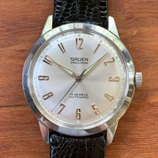 Gruen Precision Autowind Vintage Automatic Watch, Art Deco Dial, All ...