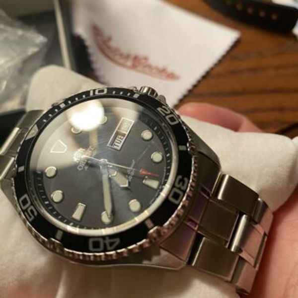 Orient Diver Ray II Automatic Black Dial Men's Watch FAA02004B9 ...