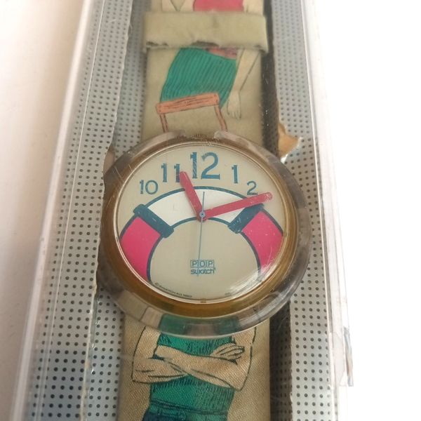 Pop Swatch Vintage Retro Watch The Life Saver Boxed | WatchCharts ...