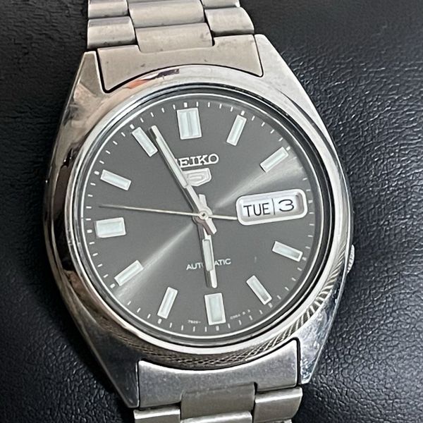 Seiko 5 Automatic 21 Jewels Watch 7S26-0480 Black Used Men's Watch SEIKO 5 | WatchCharts Marketplace
