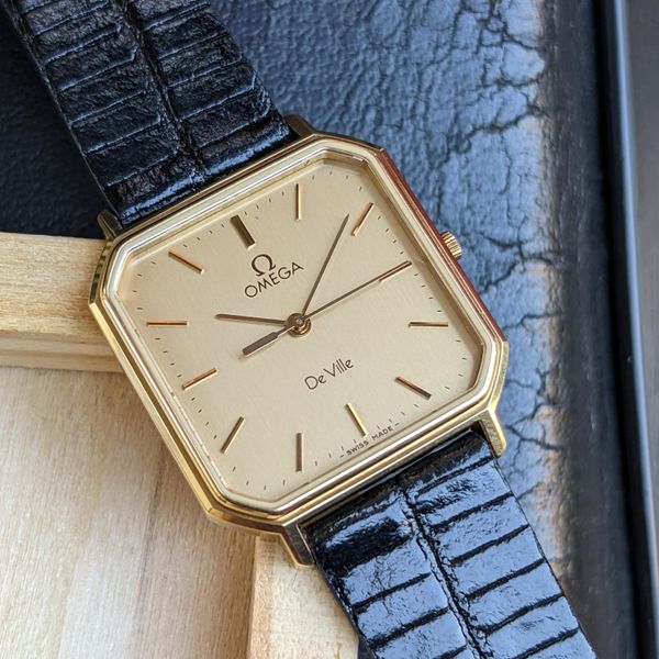 [WTS] Omega Deville Octagon Tank in Brushed Dial with Original Buckle ...