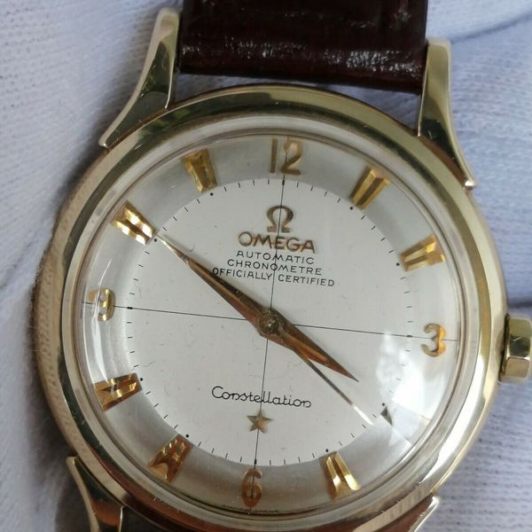 VINTAGE OMEGA CONSTELLATION, 14k SOLID GOLD, ref. # 2782 2799 SC SIN ...