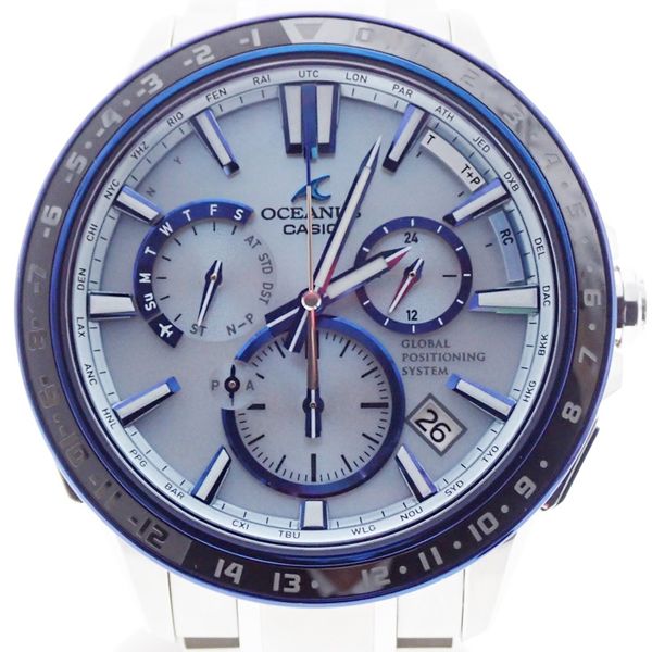 [Used] CASIO Casio Oceanus OCW-G1200 GPS Radio Solar Blue Dial Men's ...
