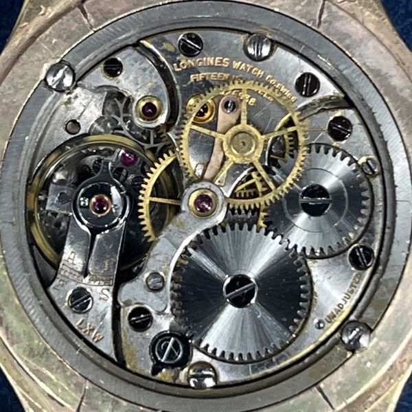 Longines Chronograph Vintage 1930s Caliber 13.33Z Keystone 10K Gold ...