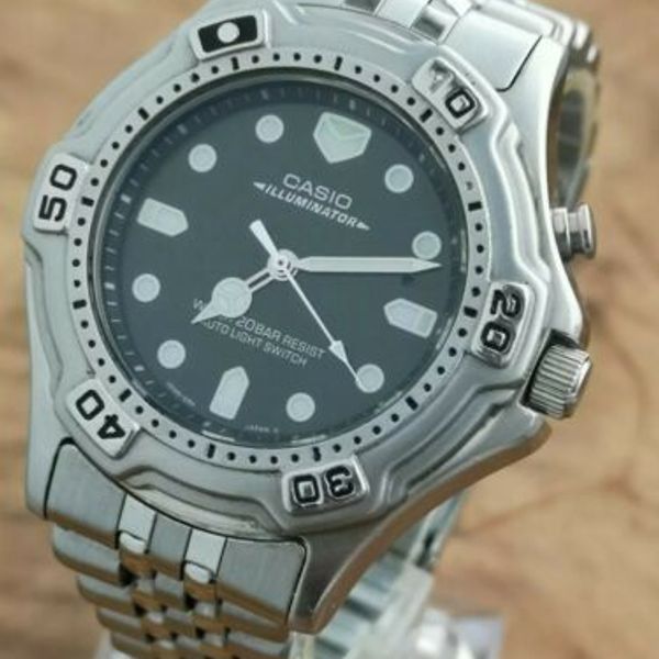 CASIO ILLUMINATOR MARLIN MD-781 ANALOGUE DIVERS WATCH Excellent ...