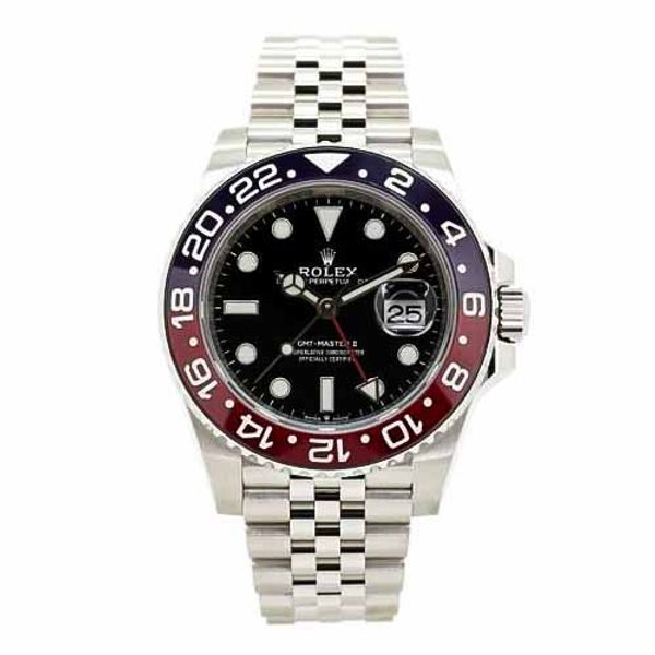 [New] Rolex Rolex 126710BLRO GMT Master II Blue Red Bezel Men's ...