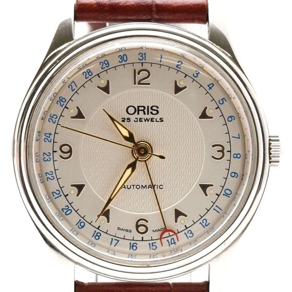 [Exc+5 w/Box] ORIS Pointer Date 25Jewels 7470 Automatic Men's Watch ...
