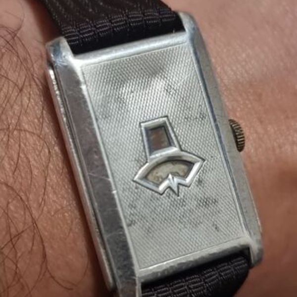 Rotary Solid Silver 1930s Jump Hour Direct Read Mechanical watch ...