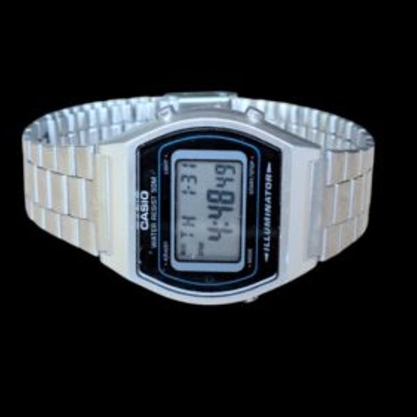 Casio B640W Digital Watch Working | WatchCharts Marketplace