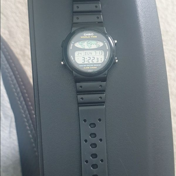 1989 Casio W-60U World Time module 893 Made in Japan, GMW-15, Vintage ...
