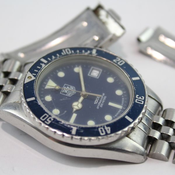 Mens Tag Heuer 1000 Professional Watch Ref. 980.613N Quartz Working ...