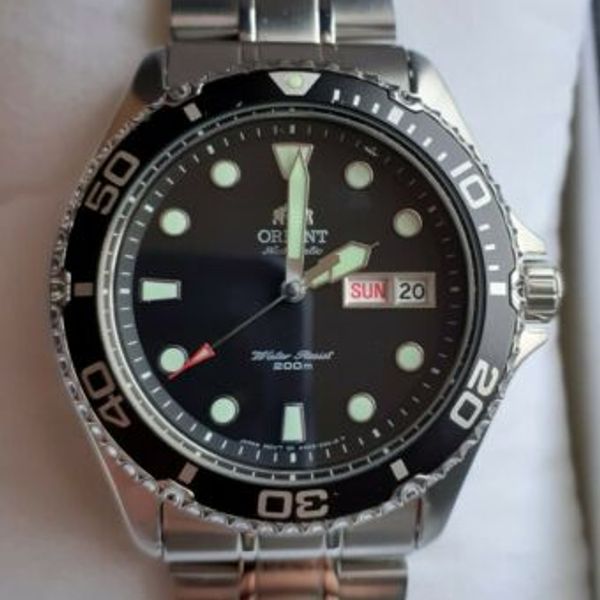 Orient Ray II Black Dial Automatic 200 Metre Diver FAA02004B9 | WatchCharts