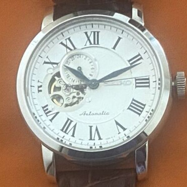 Seiko Automatic Open Heart Dial Watch | WatchCharts Marketplace