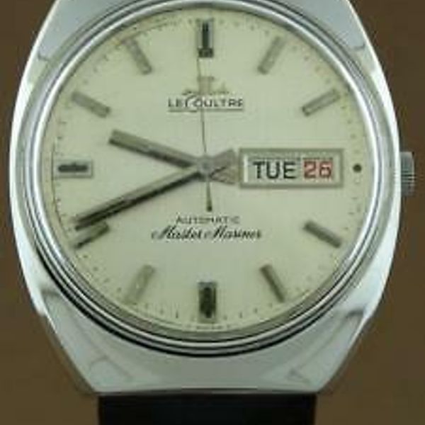 Jaeger LeCoultre Master Mariner Automatic Day Date Men's Watch RARE ...