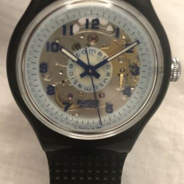 Swatch Automatic Skeleton Watch | Great Condition | WatchCharts