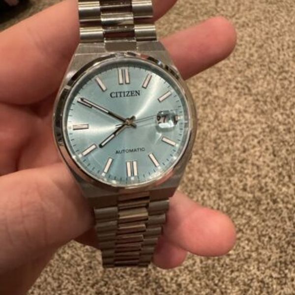 Citizen Tsuyosa Automatic Ice Blue Dial Men's Watch NJ0151-88M ...