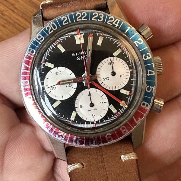 [WTS] 1960's Benrus Autavia (2446C) GMT Chronograph Valjoux 724 . While ...