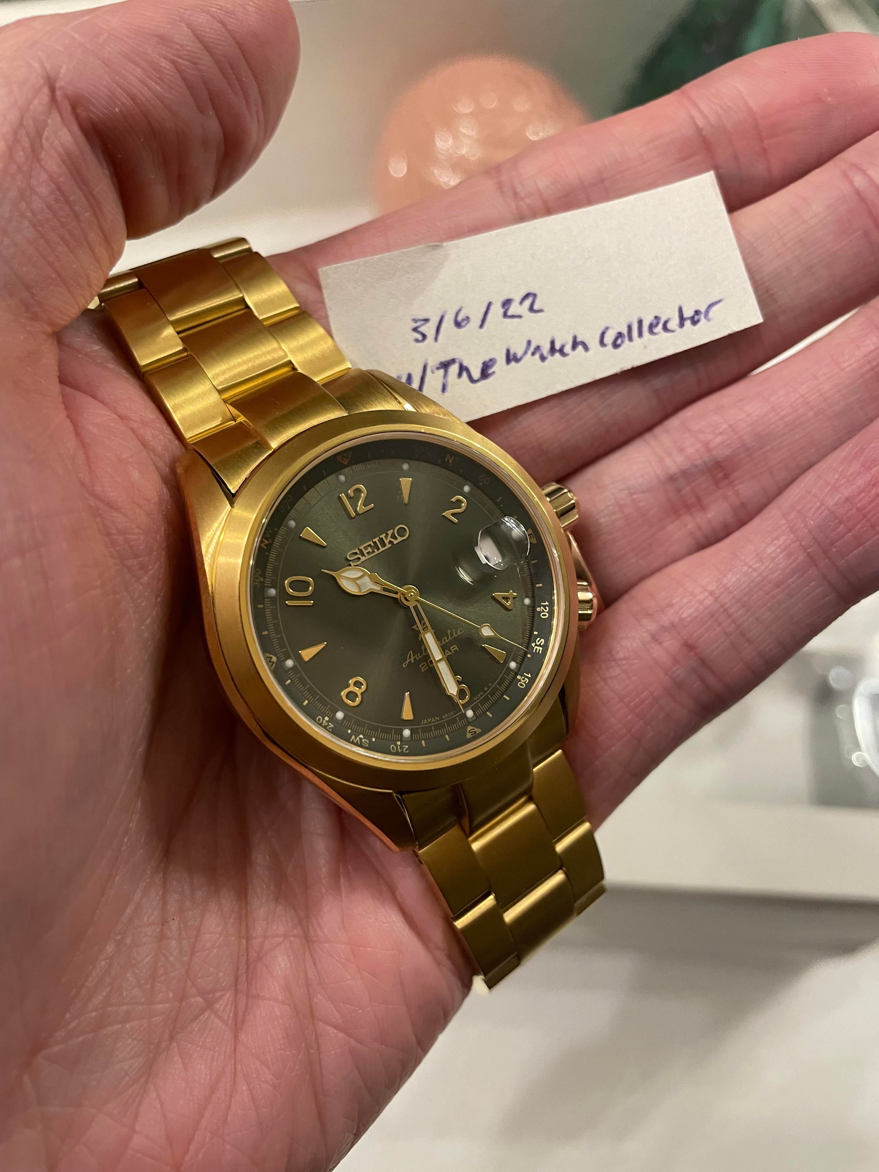 [WTS/WTT] Seiko SPB210 Gold Alpinist w/ Extras | WatchCharts