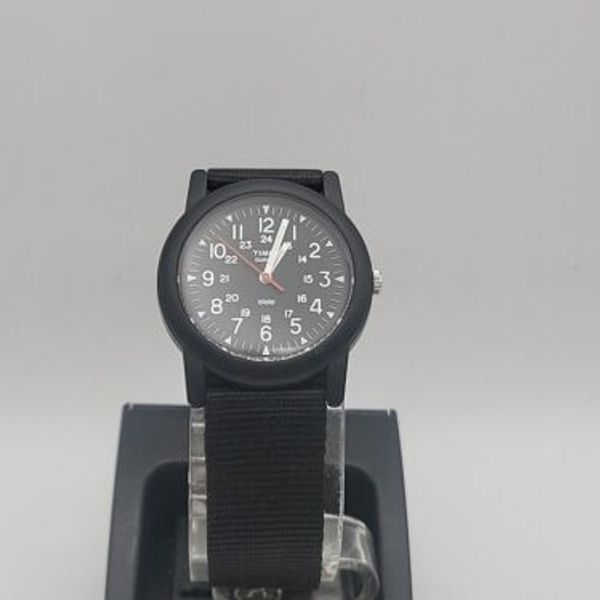 Vintage Timex Field Camper Macgyver Military 24HR Watch Quartz 35MM ...