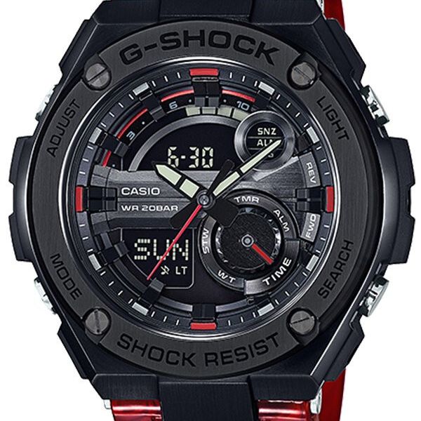 NEW Casio G Shock G-Steel LAYER GUARD STRUCTURE World Time Mens Watch ...