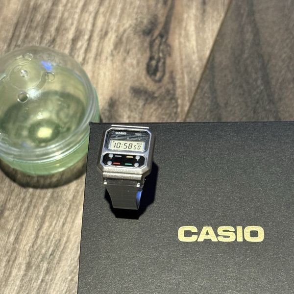 Casio Watch Ring Collection 2nd Edition A100WE-1A Gacha Gatcha Capsule ...