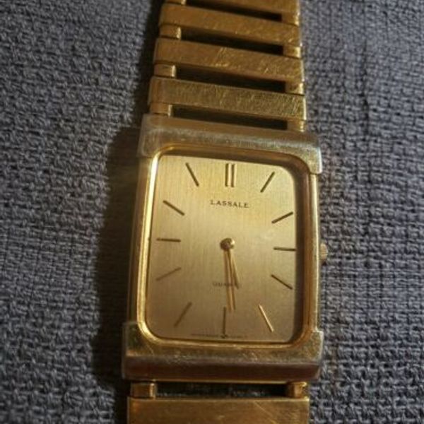 Men's Gold Tone Seiko Lassale 5A54-5089 - New Battery | WatchCharts ...