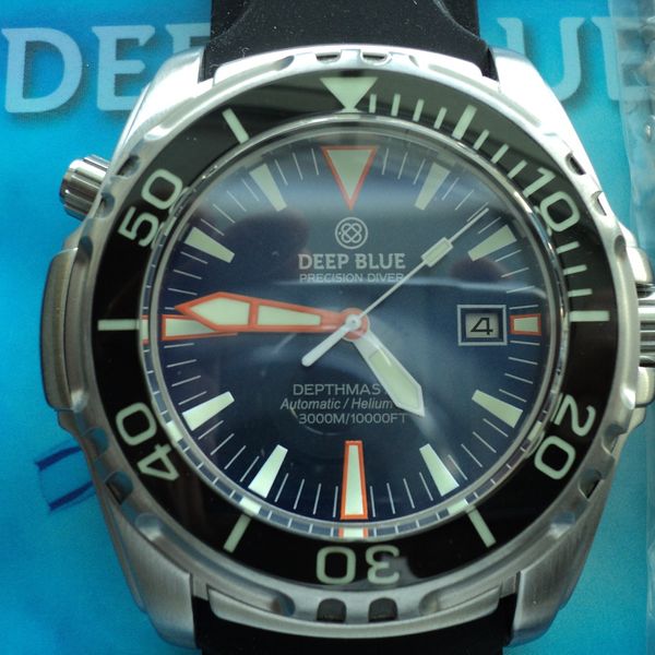 Deep Blue Depthmaster 3000 blue dial "PERFECT" | WatchCharts Marketplace