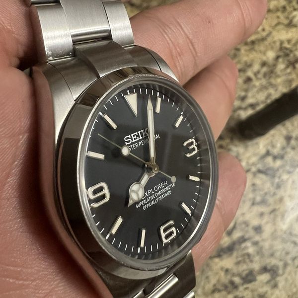 Seiko Mod Explorer 36mm NH38 Modded | WatchCharts Marketplace