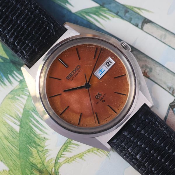 [WTS] Grand Seiko Orange tropical dial from 1974 ref: 5646-7011 | WatchCharts Marketplace