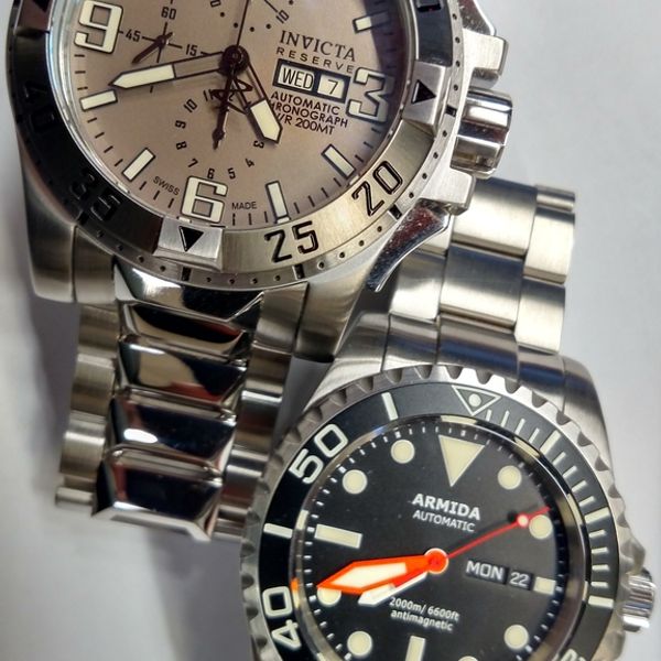 Arnida A4 daydate,Invicta auto chrono Excursion | WatchCharts