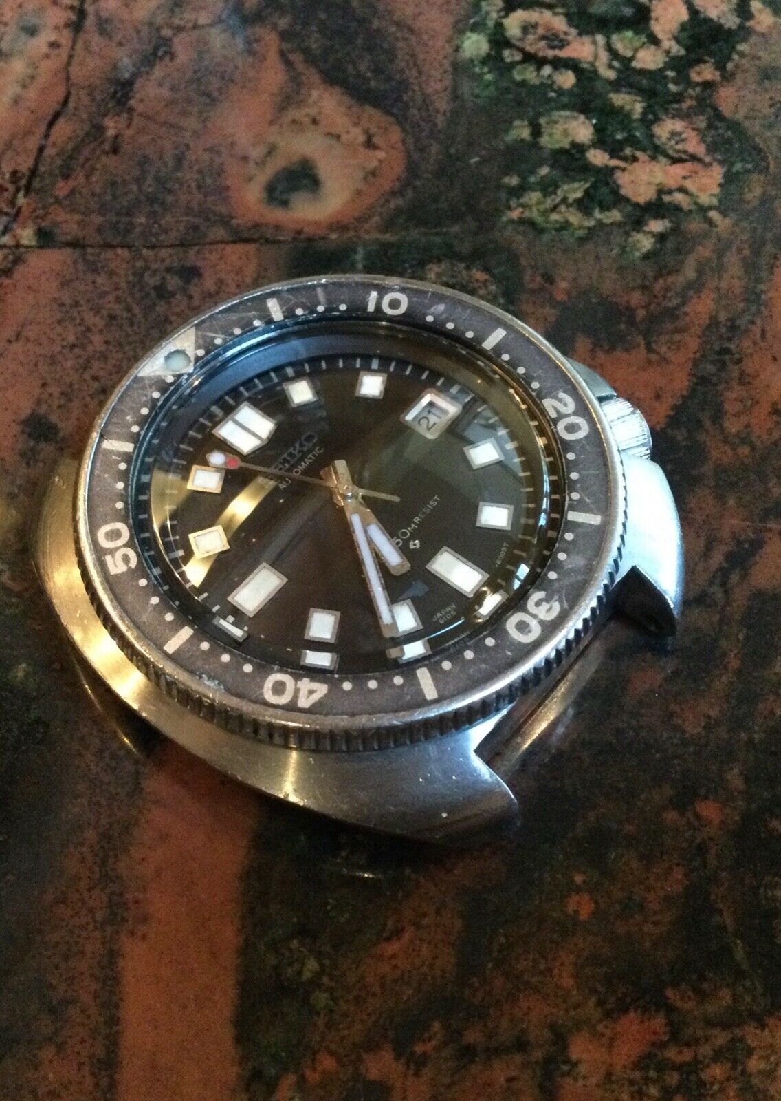 1975 Seiko 6105-8110 Apocalypse Now Captain Willard Divers watch. All ...
