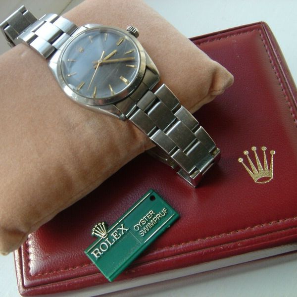 ROLEX AIR KING WITH ROLEX BRACELET Rf 5500 OYSTER PERPETUAL RARE SUPER ...