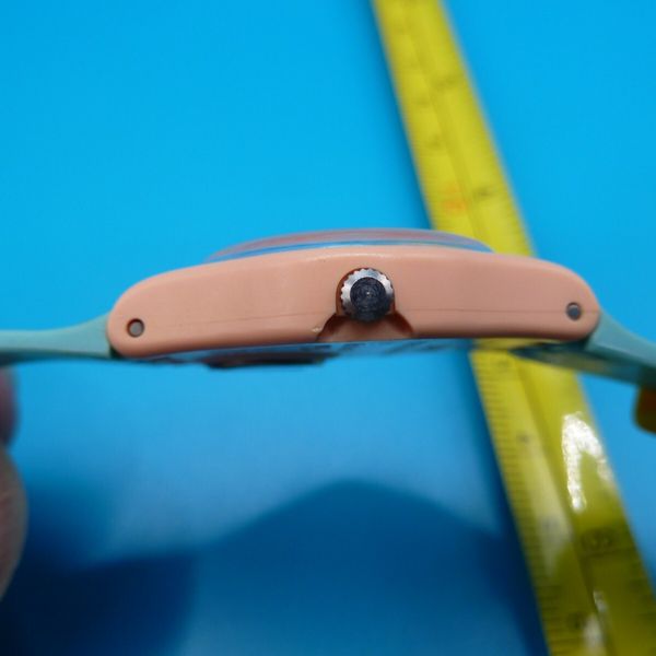 Vintage 1980's Pink Flamingo Polka Dot SWATCH Watch | WatchCharts ...
