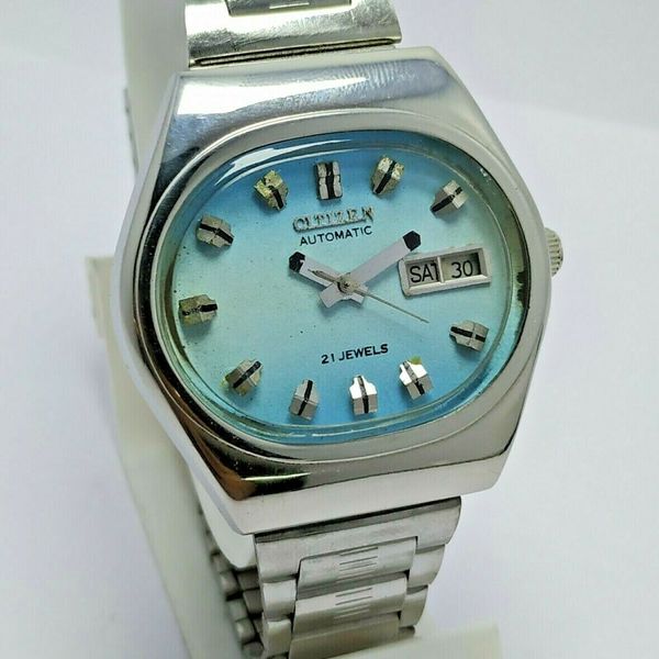 GENUINE VINTAGE CITIZEN AUTOMATIC-8200A 21J WRIST WATCH FOR MEN'S JAPAN ...