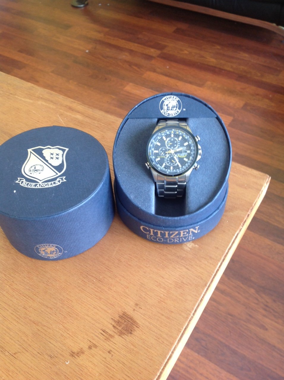 REDUCED Citizen Blue Angels Chronograph - Great condition with box ...