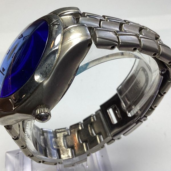 Fossil Watch Sportline Animation Silver Blue Dial Watch YR 2000 New ...