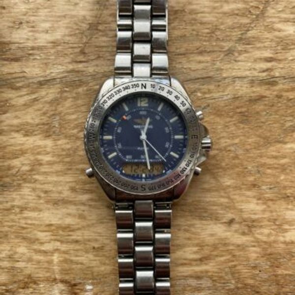 Breitling Navitimer New Pluton 3100 Quartz Watch original bracelet ...