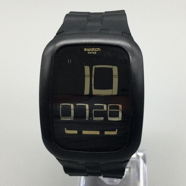 Swatch Touch Digital Watch Unisex 39mm Black Silicone Swiss 100M New ...