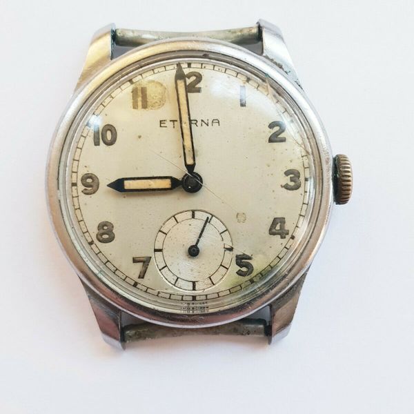 ETERNA Vintage Military style. cal. 520 Circa 1938. | WatchCharts